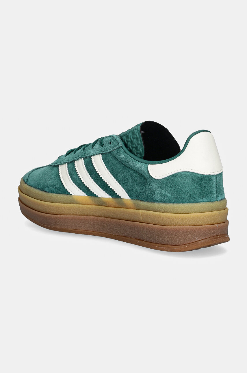Кроссовки adidas Originals Gazelle Bold W цвет зелёный JI0325 на PRM