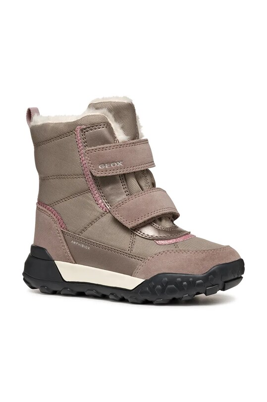 Geox cizme de iarna copii TREKKYUP AB culoarea bej, J46M7E.0FU22 ...