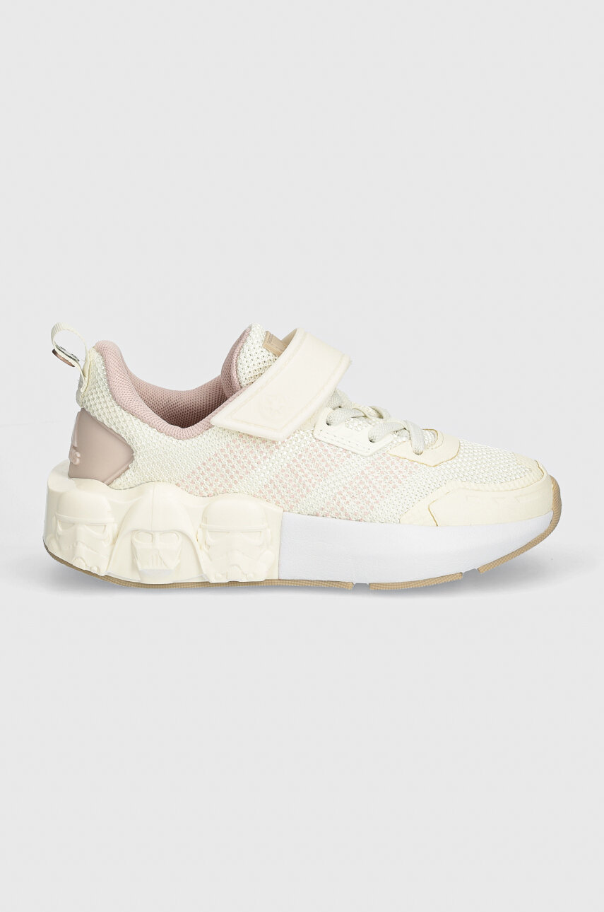 Παιδικά αθλητικά παπούτσια adidas STAR WARS Runner EL χρώμα: μπεζ ...