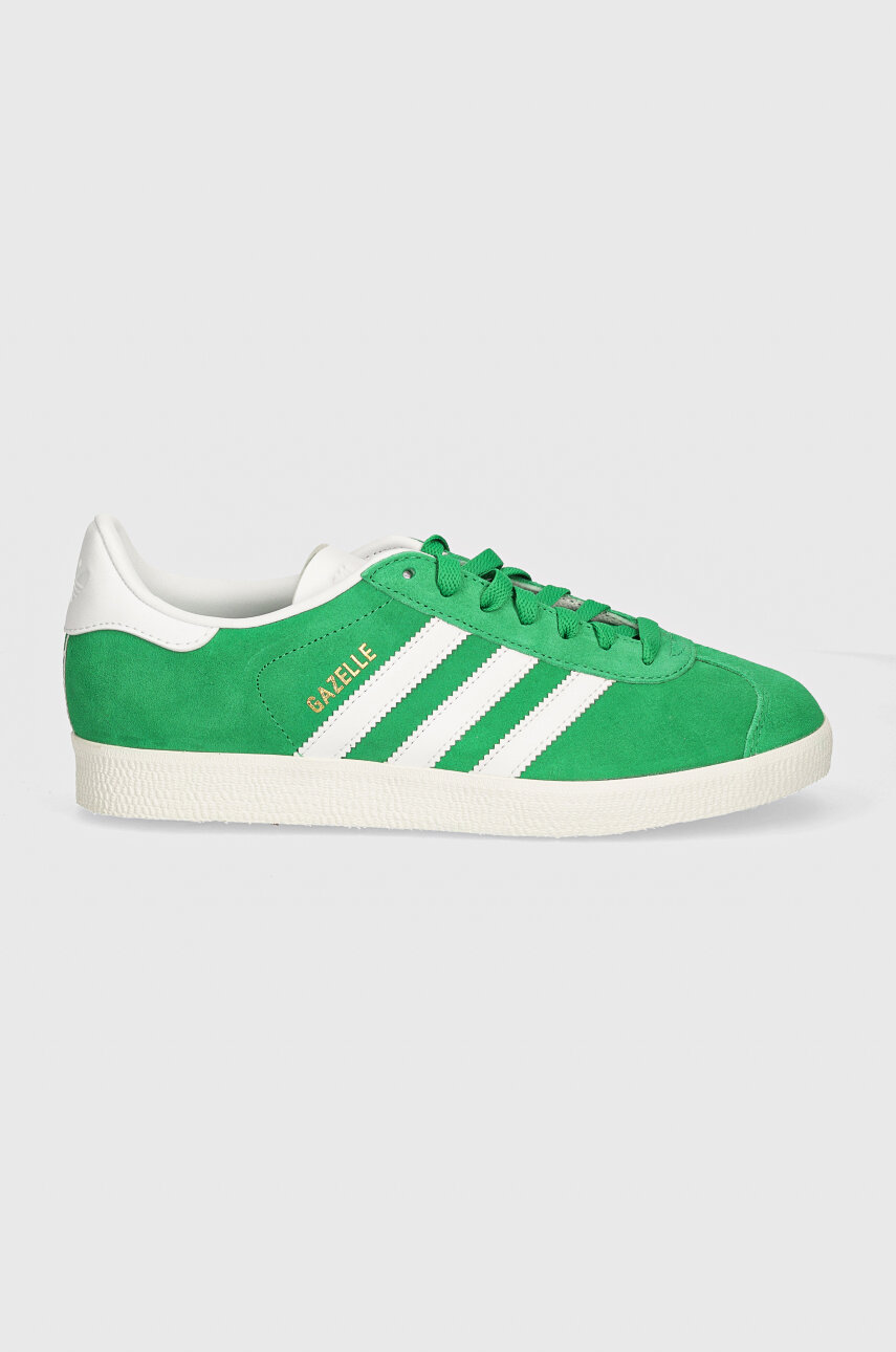 adidas Originals sneakersy zamszowe Gazelle kolor zielony IG2092 ...