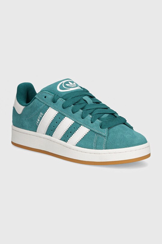 adidas Originals sneakersy zamszowe Campus 00s kolor zielony ID1437 ...