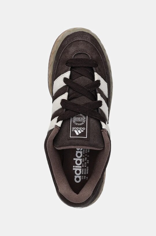 Замшевые кроссовки adidas Originals Adimatic цвет коричневый ID3947 на PRM