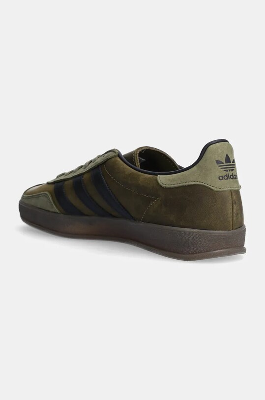 Кожаные кроссовки adidas Originals Gazelle Indoor цвет зелёный IH4772 ...