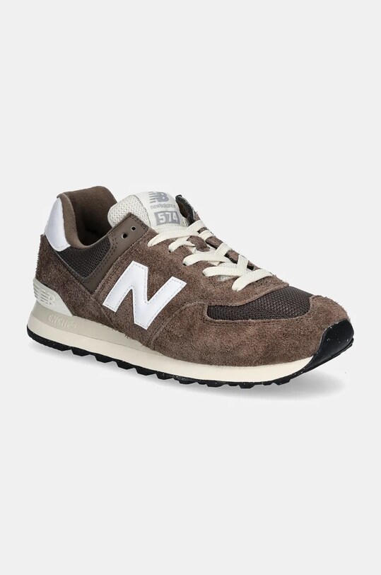 New Balance sneakers 574 culoarea maro, U574RBI | ANSWEAR.ro