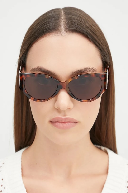 LINDA FARROW sunglasses CONNIE brown color LFL1425C2SUN at PRM US