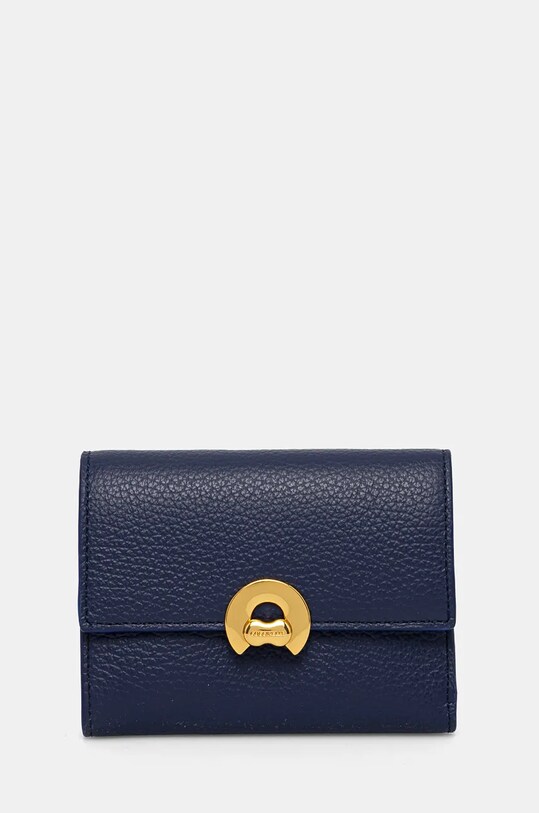 Coccinelle bőr pénztárca COCCINELLEBINXIE sötétkék, női, E2 P7P 11 F0 ...