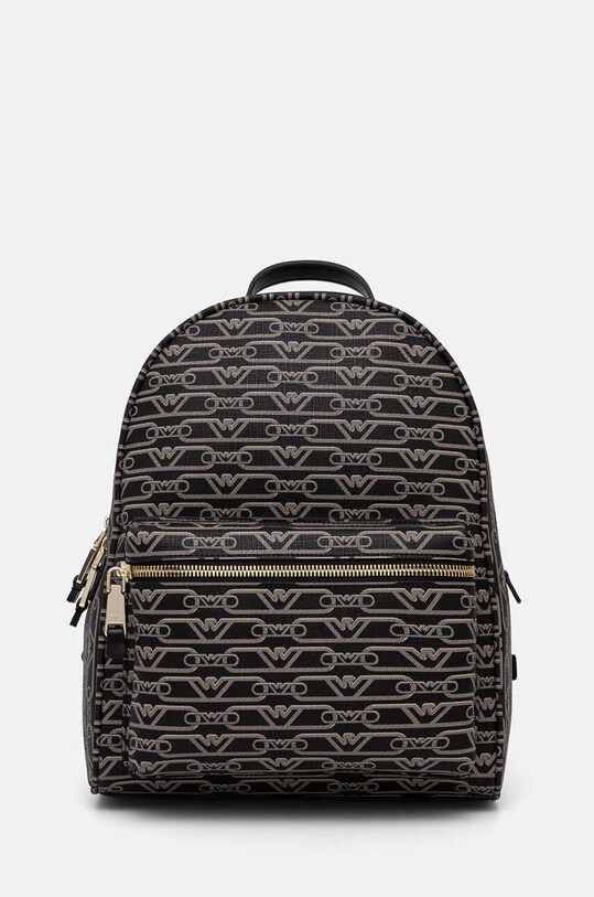 Рюкзак Emporio Armani женский цвет чёрный маленький узорный EW000372 ...