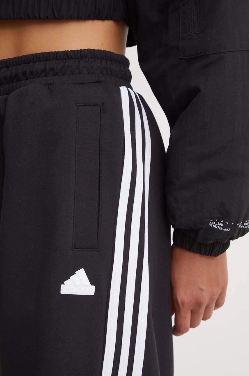 adidas spodnie dresowe Future Icons kolor czarny wzorzyste IV7510 ...