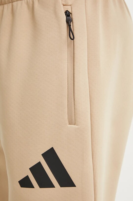 adidas spodnie dresowe Z.N.E. kolor beżowy z aplikacją JE7539 | Answear.com