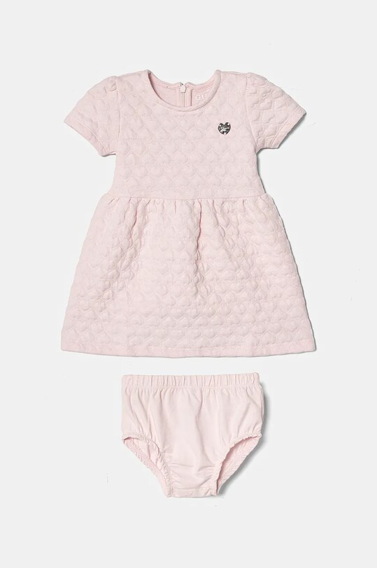 Guess rochie bebe culoarea roz, mini, evazati, A4YK06 KCBX0 | ANSWEAR.ro