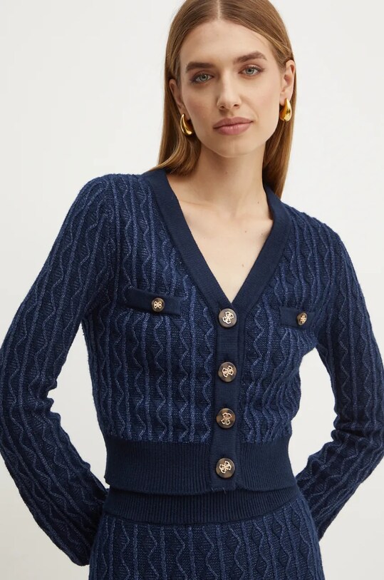 Джемпер Guess TIFFANY женский цвет синий W4BR0F Z3K40 | ANSWEAR.ua
