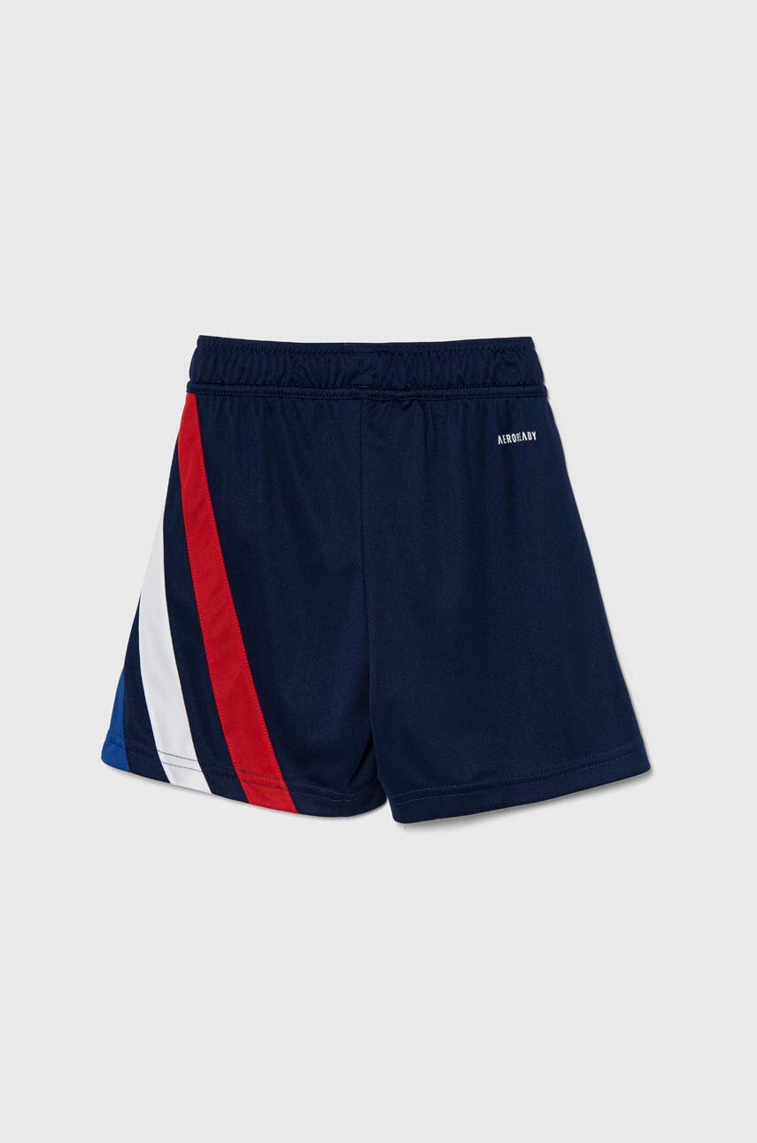 Дитячі шорти adidas Performance FORTORE23 SHO Y колір синій візерунок ...