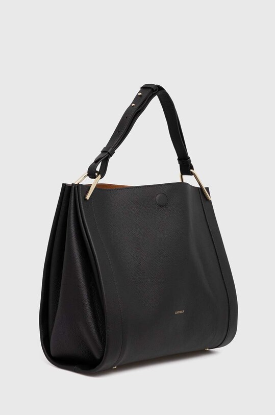 Coccinelle poseta de piele COCCINELLEWALLACE culoarea negru, E1 R6A 13 ...