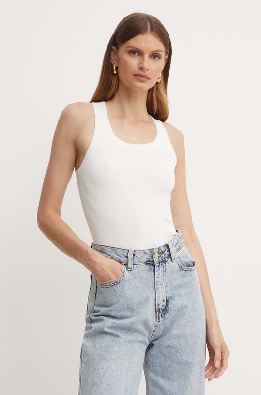 Marella top damski kolor biały 2423366161200 | Answear.com