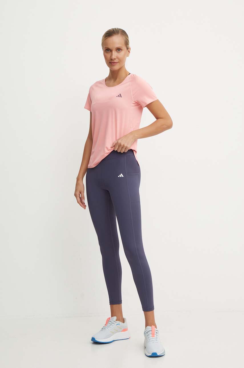 Μπλουζάκι προπόνησης adidas Performance Adizero χρώμα: ροζ, IW3216 ...