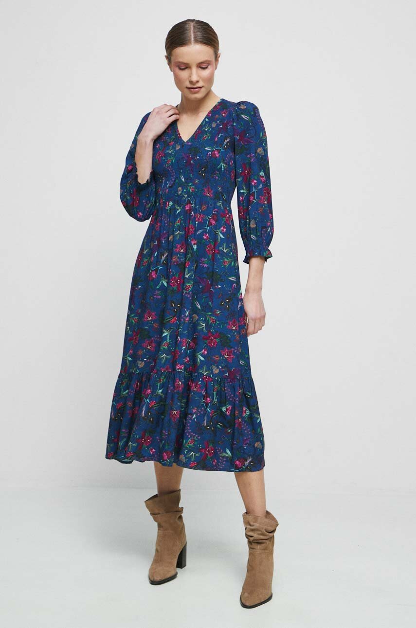 Šaty tyrkysová barva, barva tyrkysová - MEDICINE