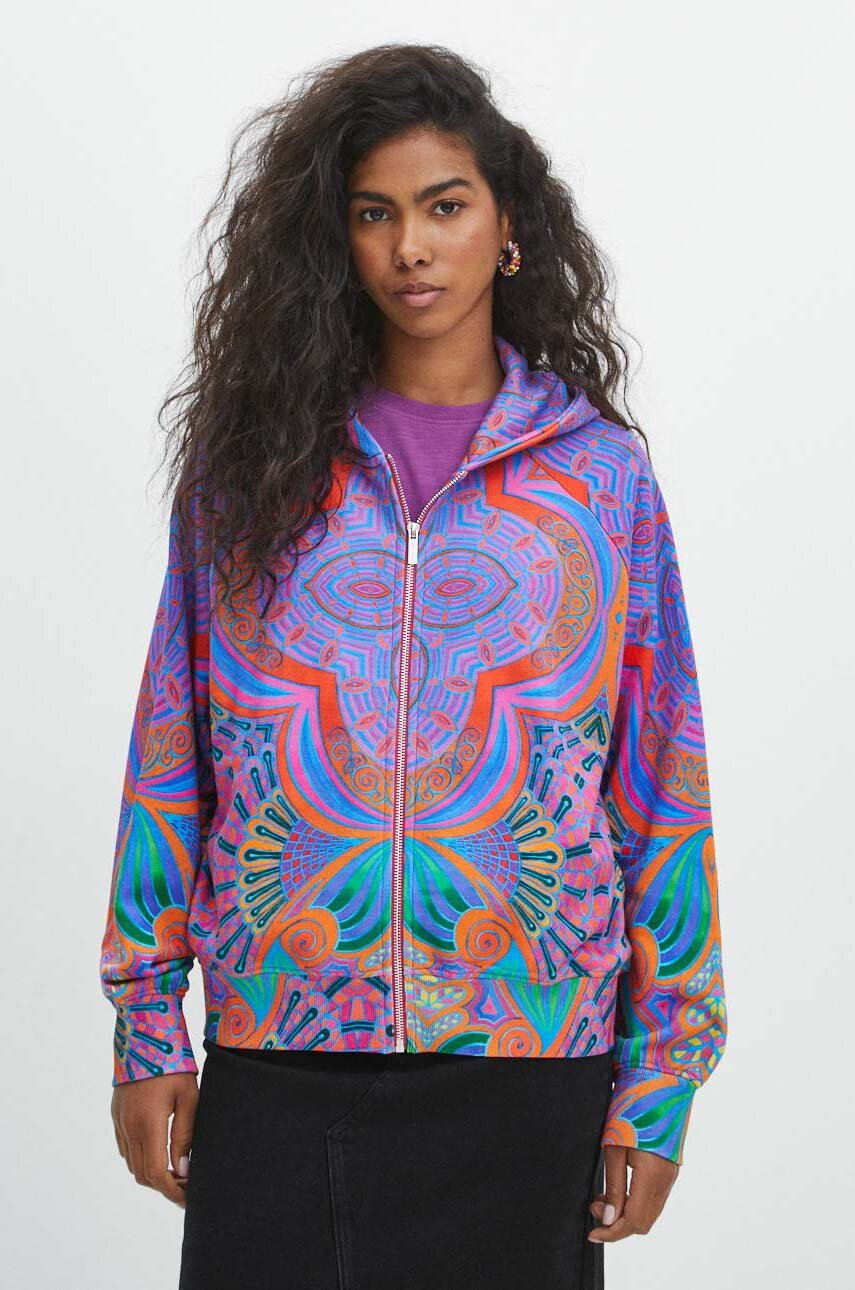 Bluza damska z kolekcji Jane Tattersfield x Medicine kolor multicolor ...