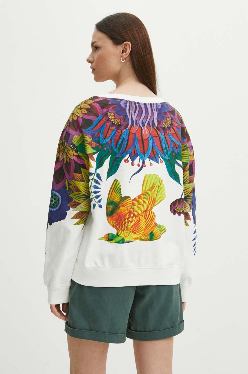 Bluza damska z kolekcji Jane Tattersfield x Medicine kolor beżowy ...