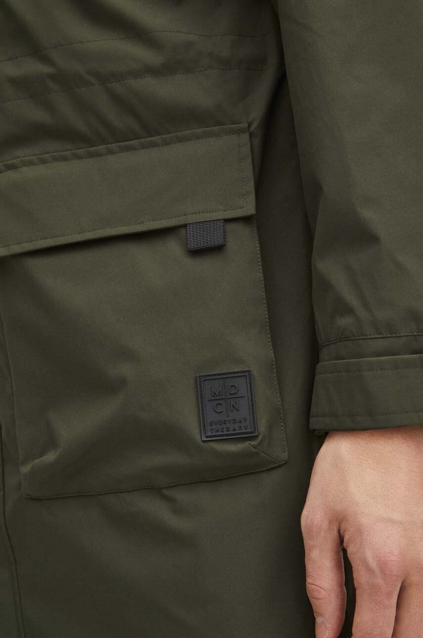 Bunda parka Medicine pánska, zelená farba, prechodná | ANSWEAR.sk