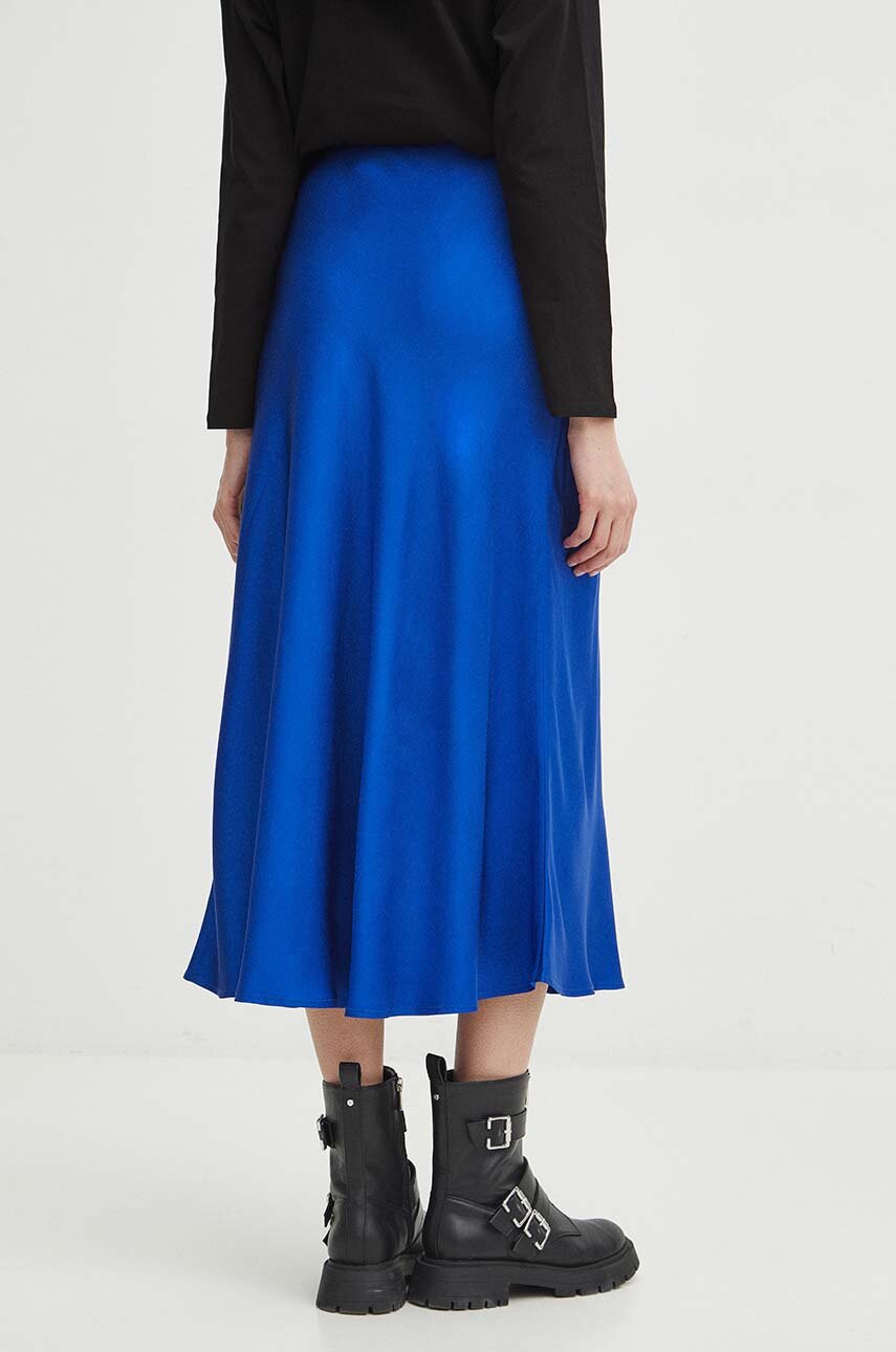 Sukně dámská maxi modrá barva, barva modrá - MEDICINE
