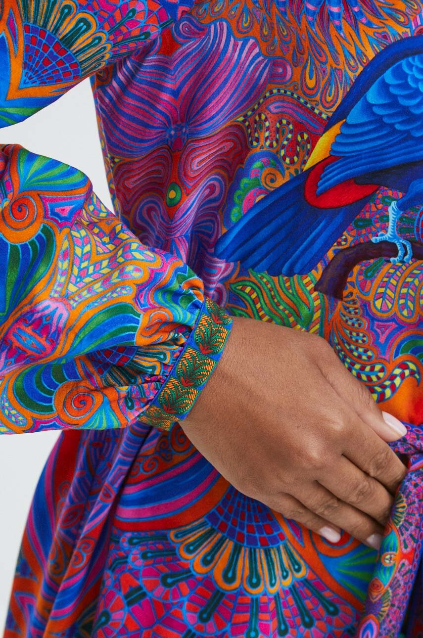 Sukienka z paskiem midi z kolekcji Jane Tattersfield x Medicine kolor ...