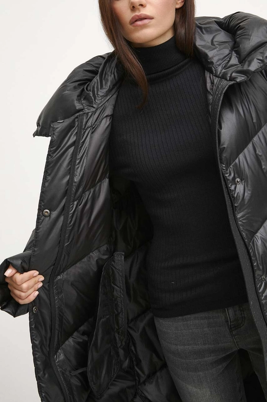 Páperový kabát Medicine dámsky, čierna farba, zimný | ANSWEAR.sk