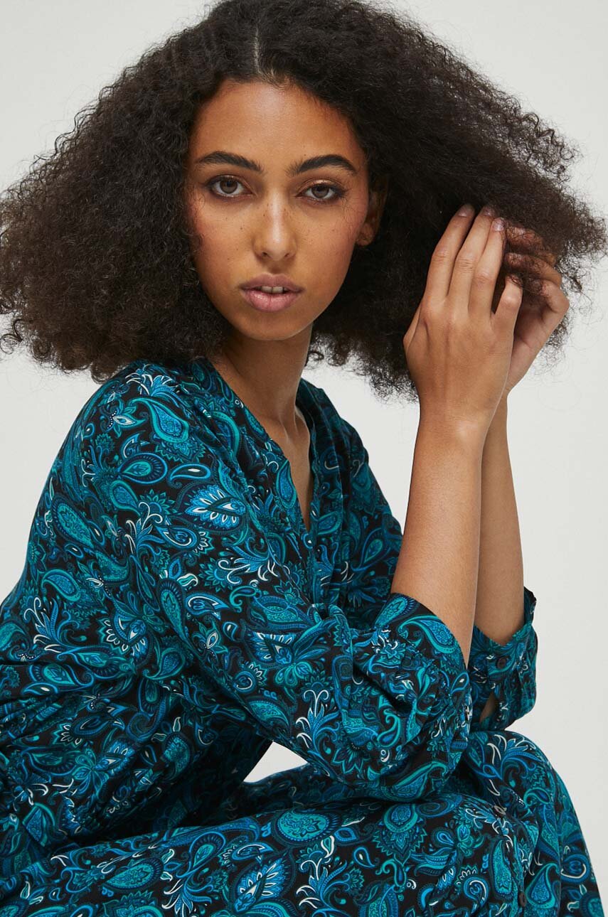 Šaty, barva tyrkysová - MEDICINE