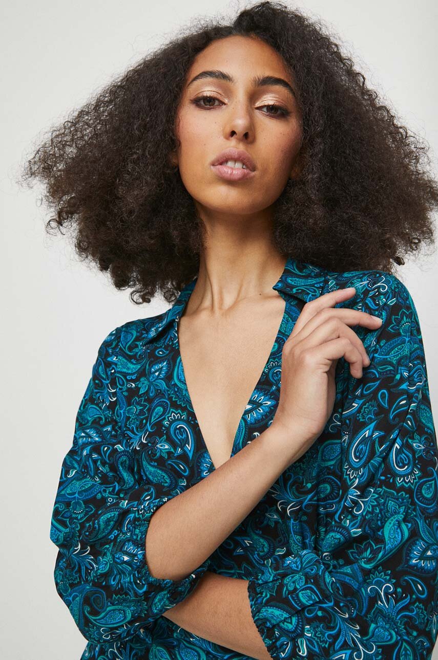 Šaty, barva tyrkysová - MEDICINE