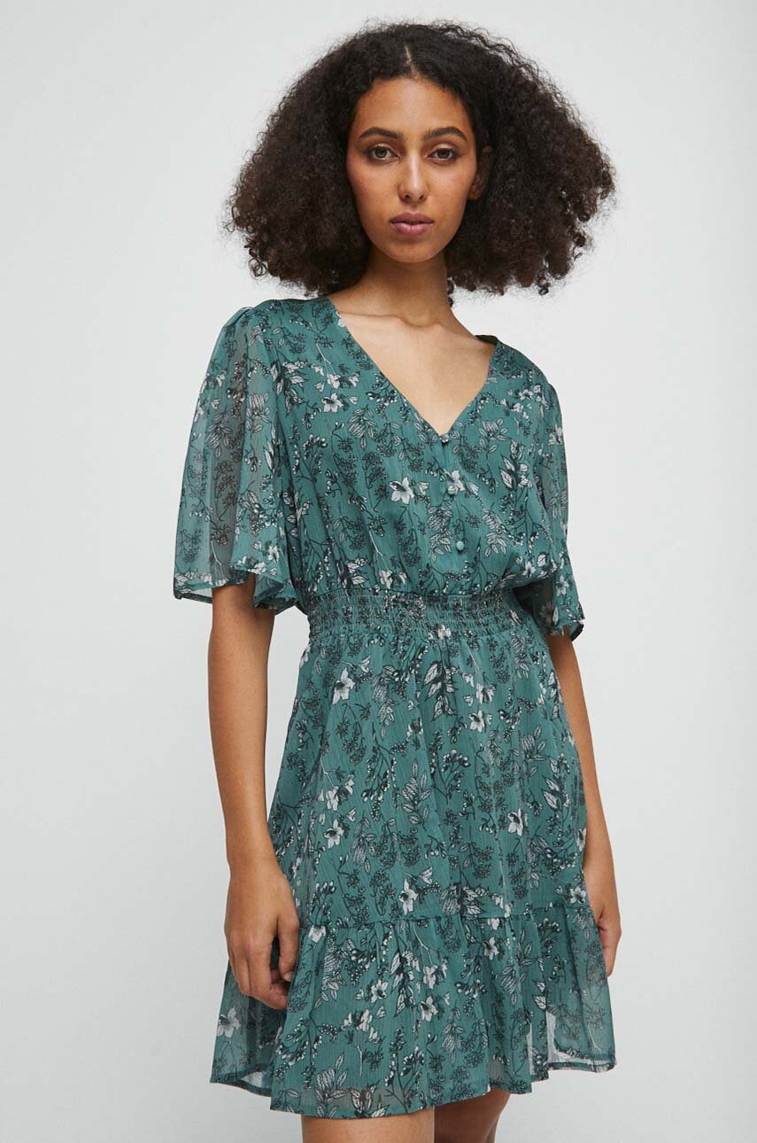 Šaty tyrkysová barva, barva tyrkysová - MEDICINE