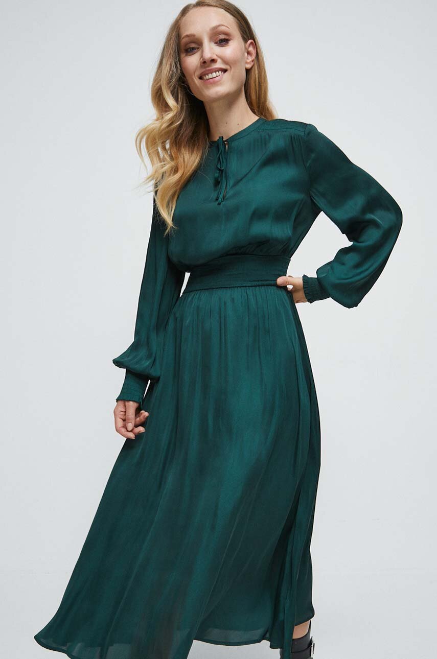 Šaty tyrkysová barva, barva tyrkysová - MEDICINE