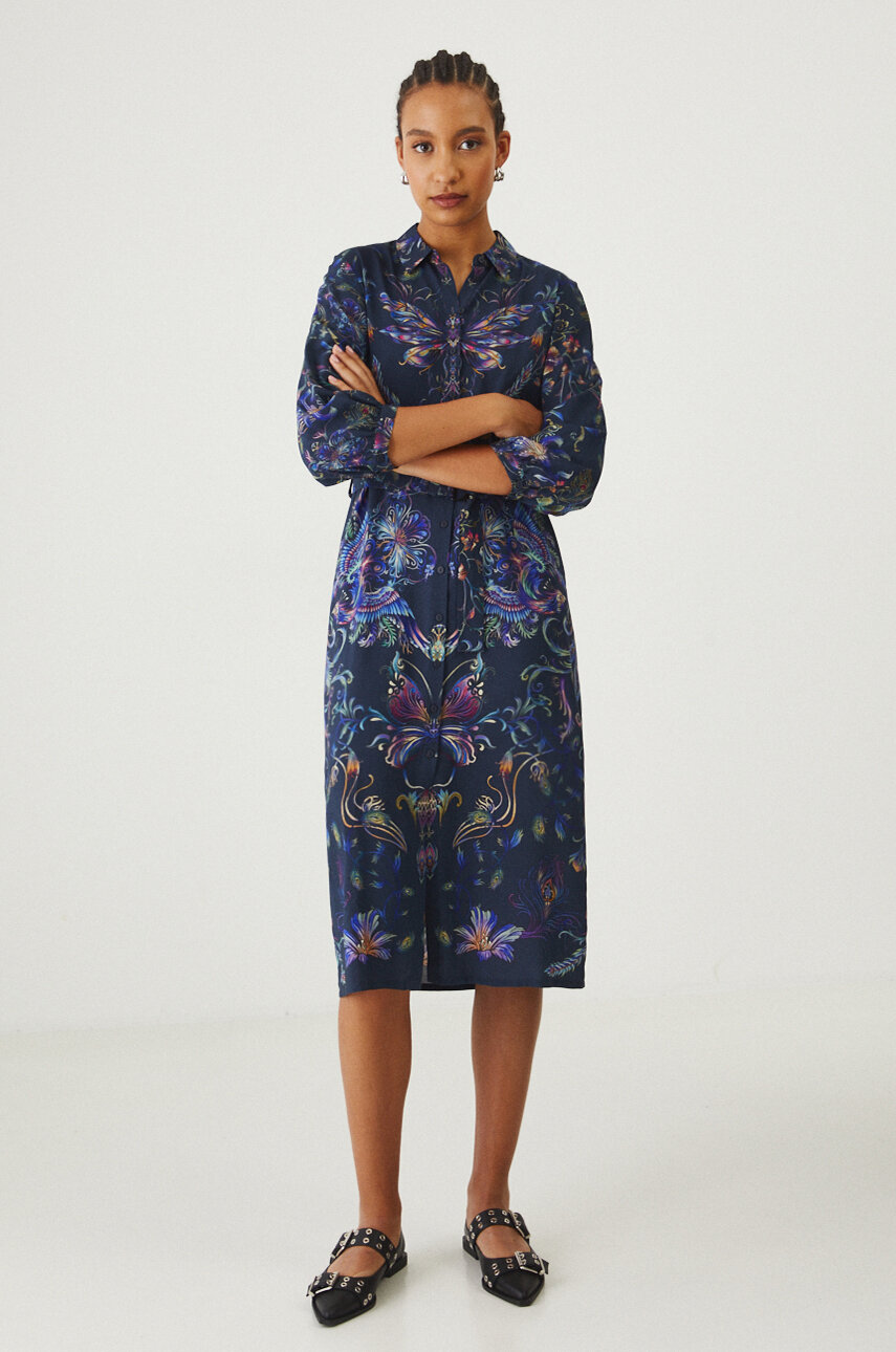 Šaty tmavomodrá farba - MEDICINE