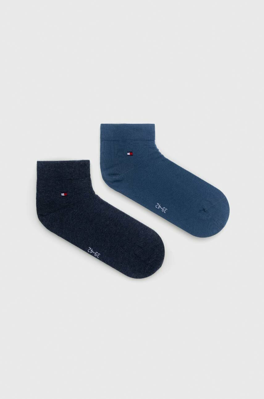 Tommy Hilfiger skarpetki 2-pack męskie kolor granatowy | Answear.com