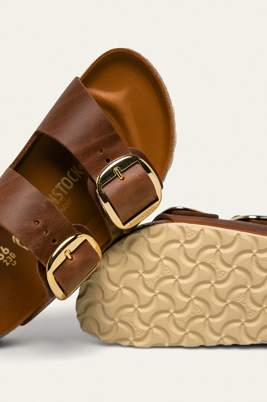 Birkenstock leather sliders Arizona Big Buckle | buy on PRM