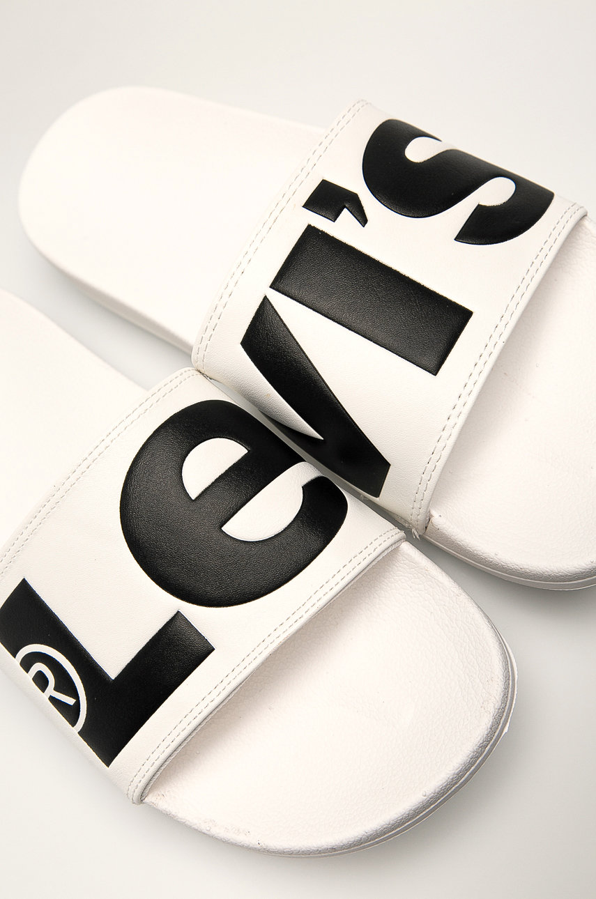 Levi's sliders June L men's white color | buy on PRM