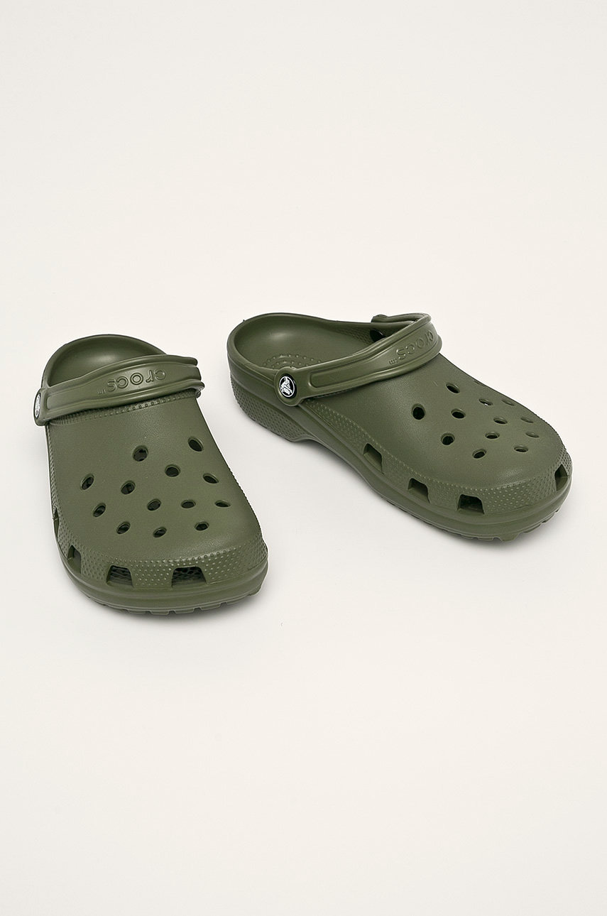 Crocs sliders Classic men's green color 10001 at PRM US