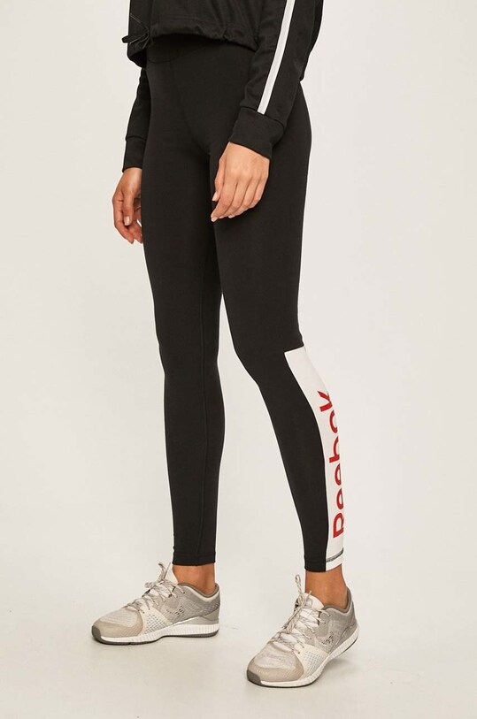 Reebok - Legíny FK6692, barva černá | ANSWEAR.cz