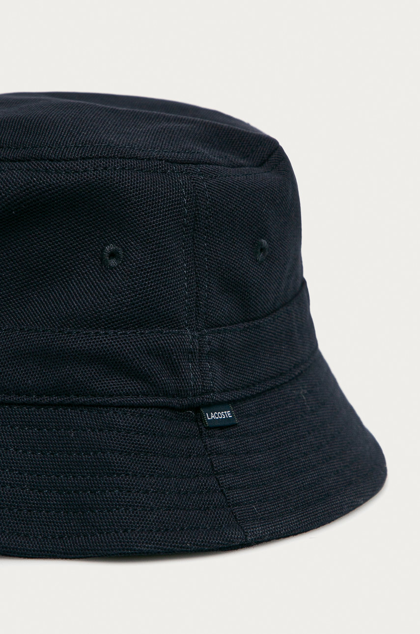 Lacoste cotton hat navy blue color at PRM US