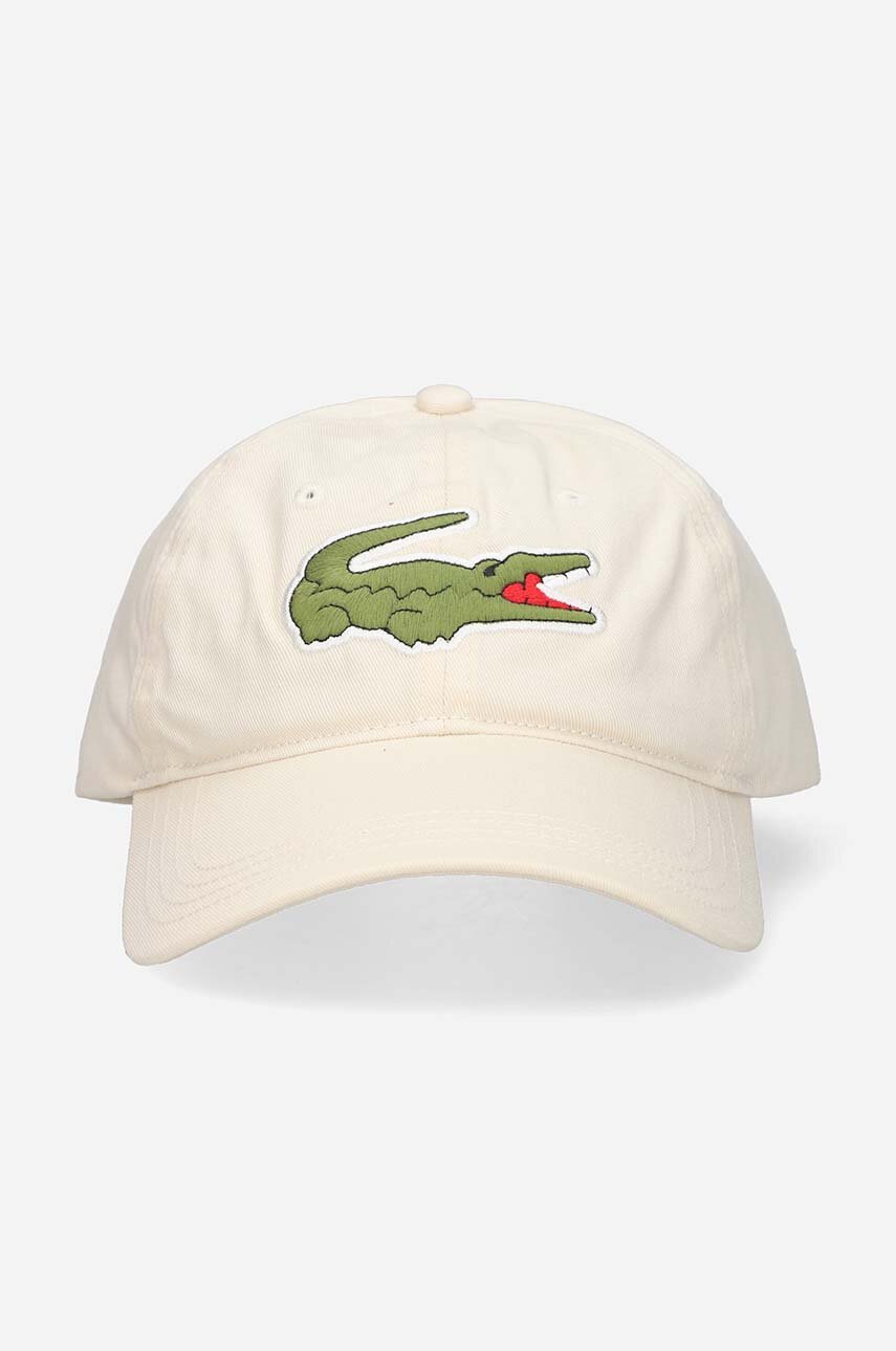 Lacoste baseball cap white color at PRM US