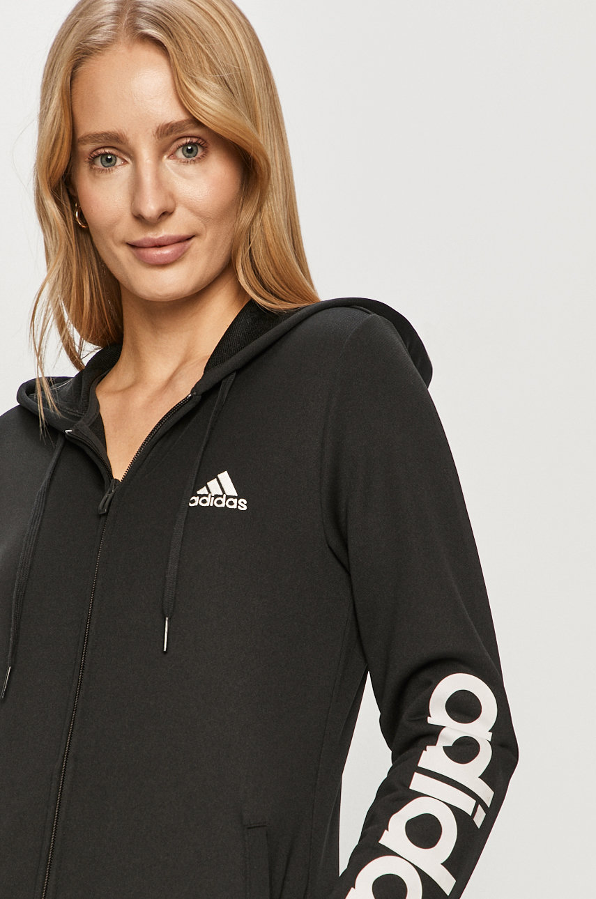 adidas - Tepláková souprava GM5575, barva černá | ANSWEAR.cz