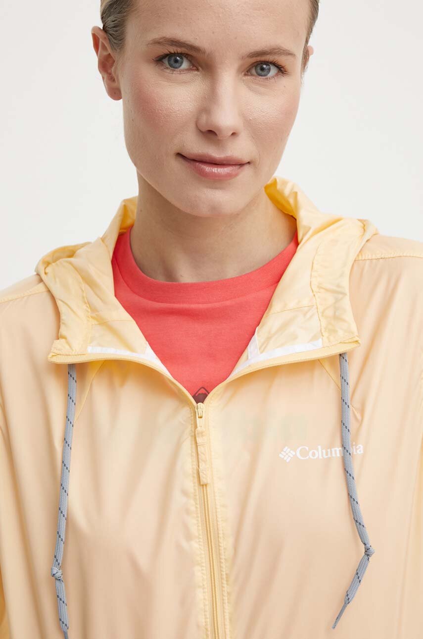 Columbia windbreaker Flash Forward yellow color | buy on PRM