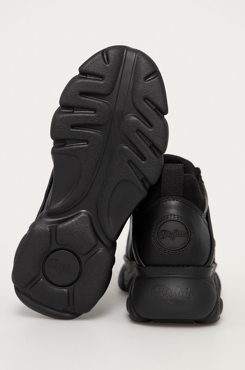 Buffalo Buty Cld Corin 1630394 kolor czarny na platformie | Answear.com