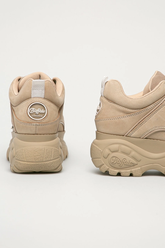 Buffalo buty skórzane 1339-14 2.0 1533228 kolor beżowy | Answear.com