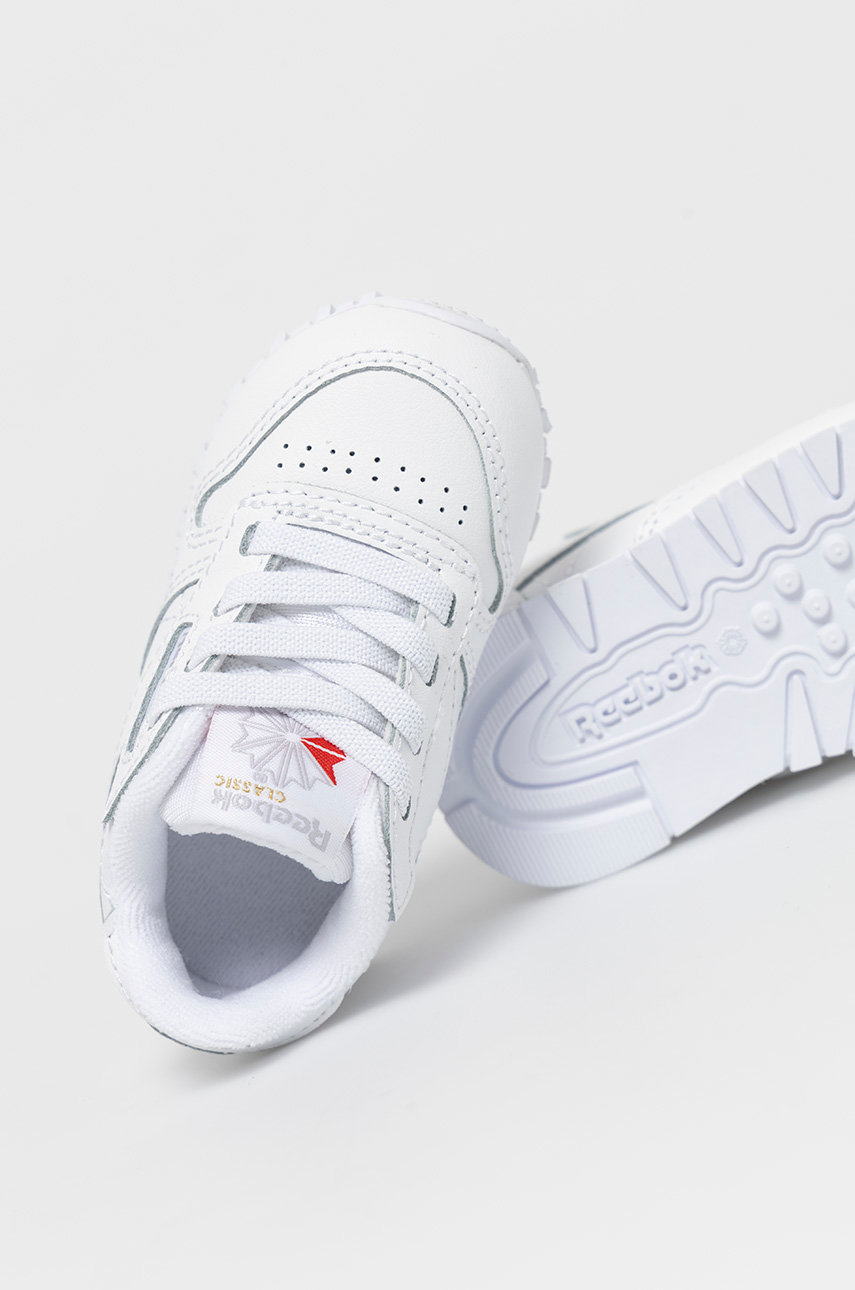 Dječje cipele Reebok Classic CL LTHR boja: bijela | ANSWEAR.hr