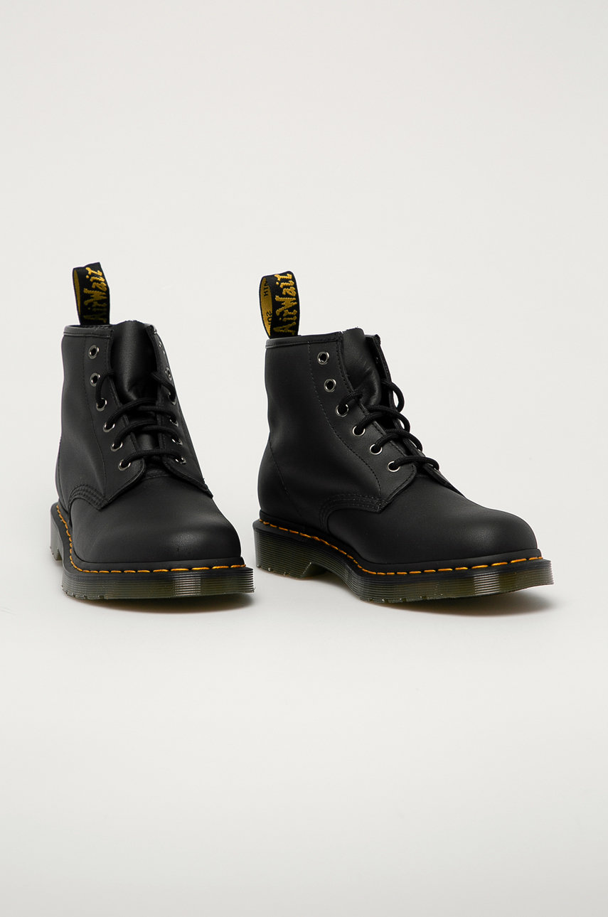Кожаные ботинки Dr. Martens 101 мужские цвет чёрный DM26409001.101 ...