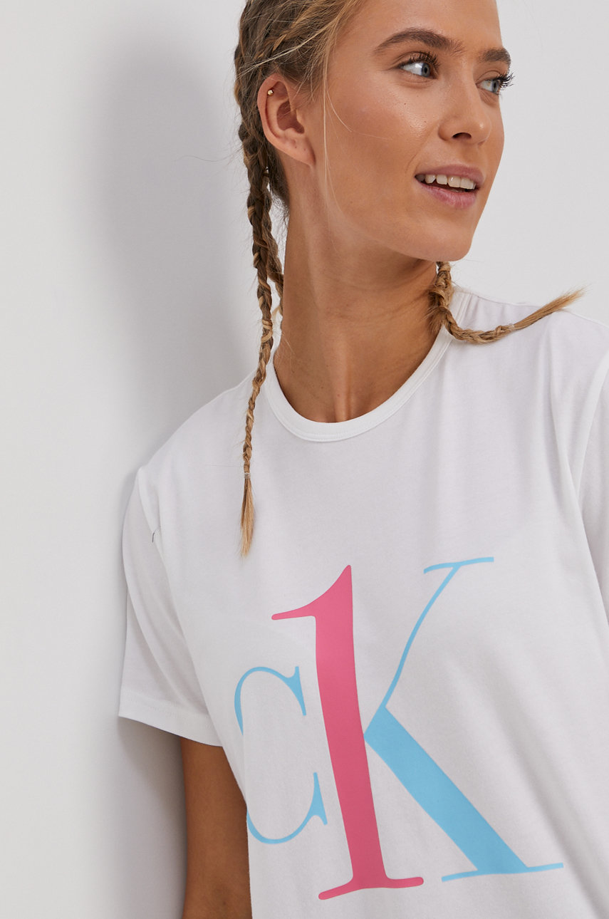 Футболка Calvin Klein Underwear CK One жіноча колір білий | ANSWEAR.ua
