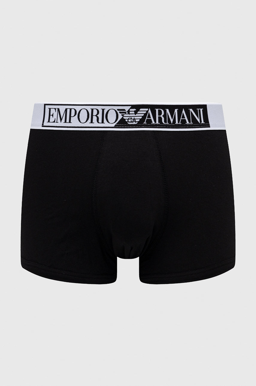 Emporio Armani Underwear boxeri barbati, culoarea negru | ANSWEAR.ro