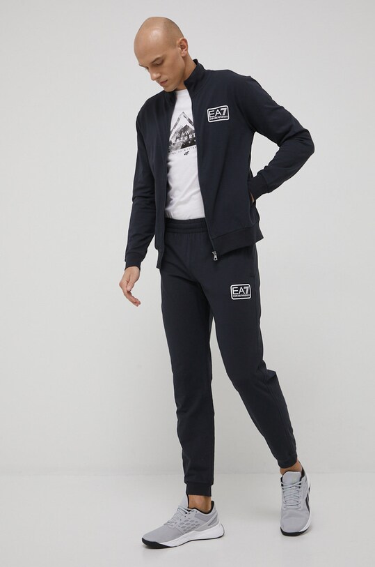Спортивный костюм EA7 Emporio Armani мужской цвет синий | ANSWEAR.ua