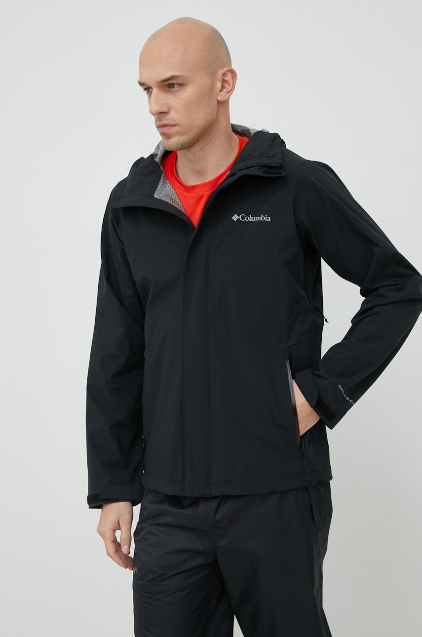 Columbia outdoor jacket Earth Explorer black color | buy on PRM