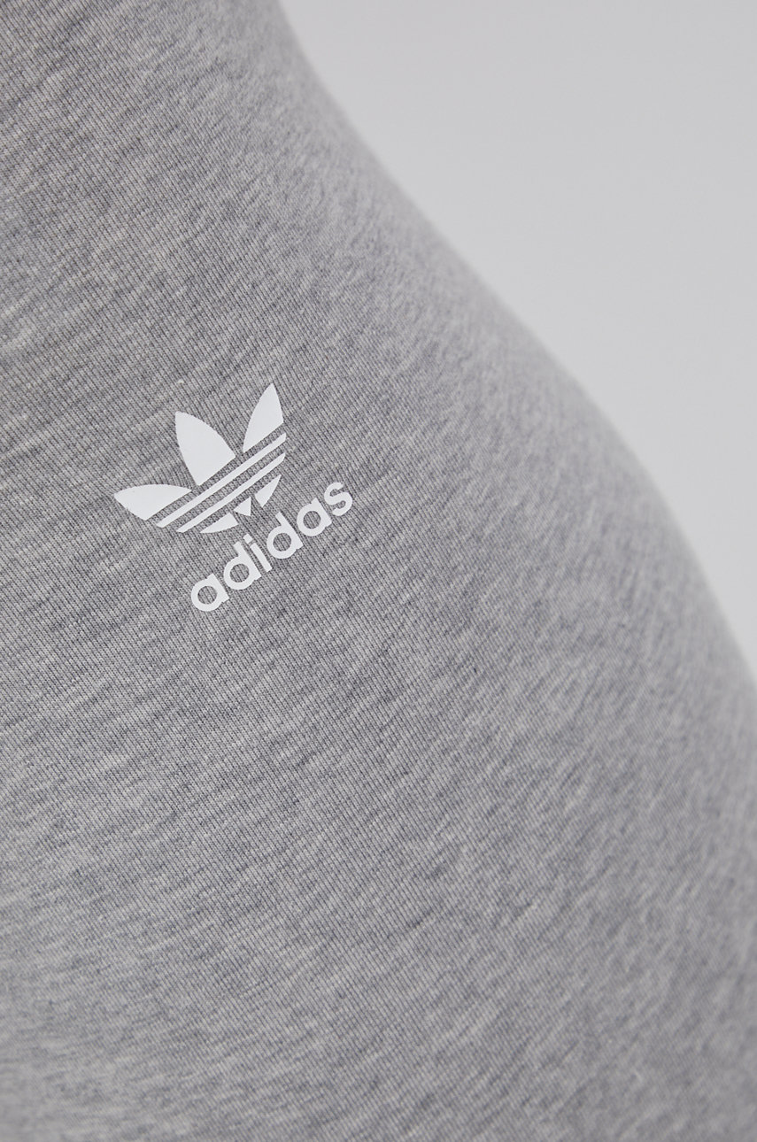 adidas Originals Legginsy Adicolor HD2351 damskie kolor szary melanżowe ...