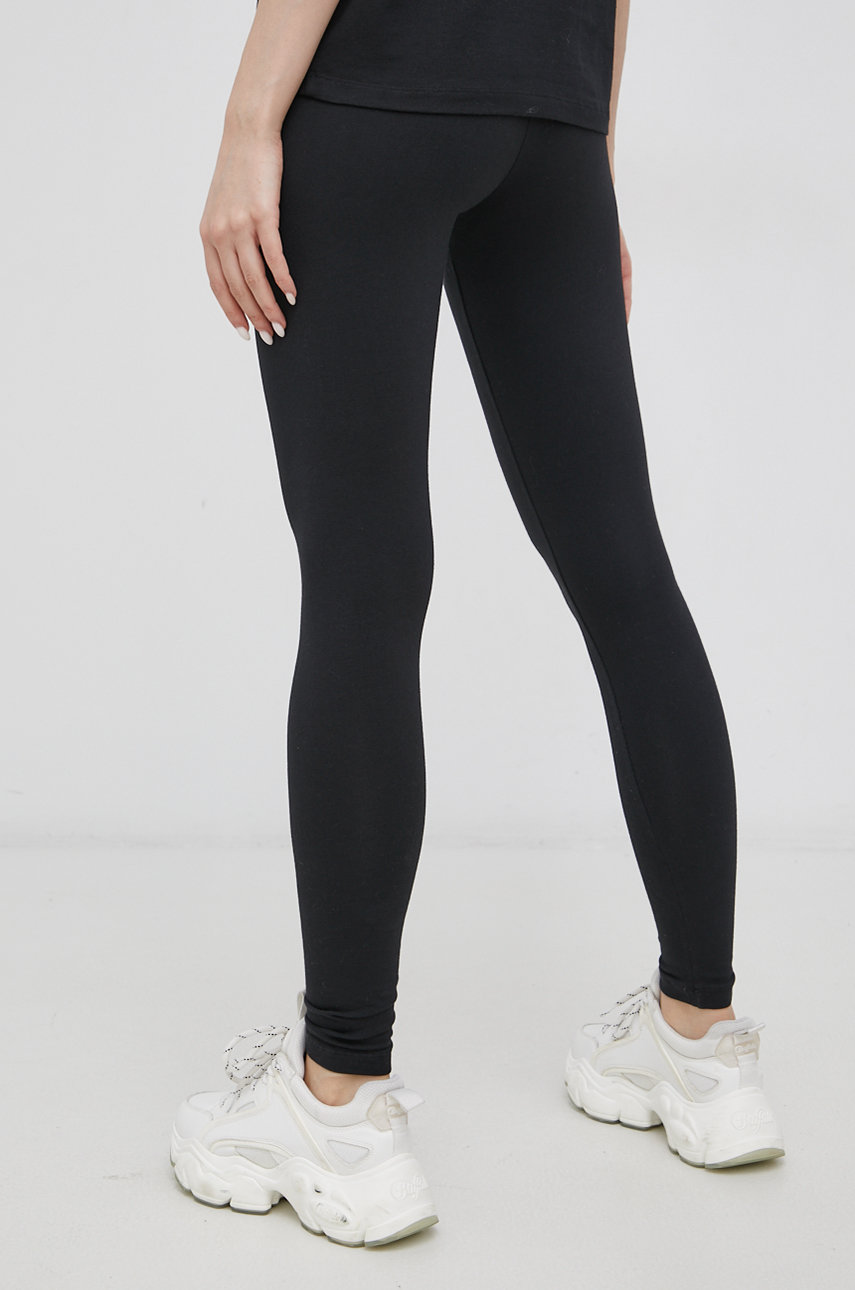 adidas Originals Legginsy Adicolor HD2352 damskie kolor czarny gładkie ...